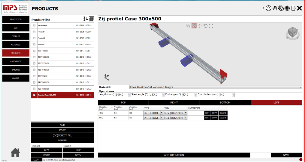 MPS-Control : optimalisatie van de productie en aansturing van machines