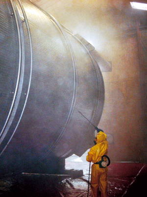 Sproeibeitsen van roestvast staal